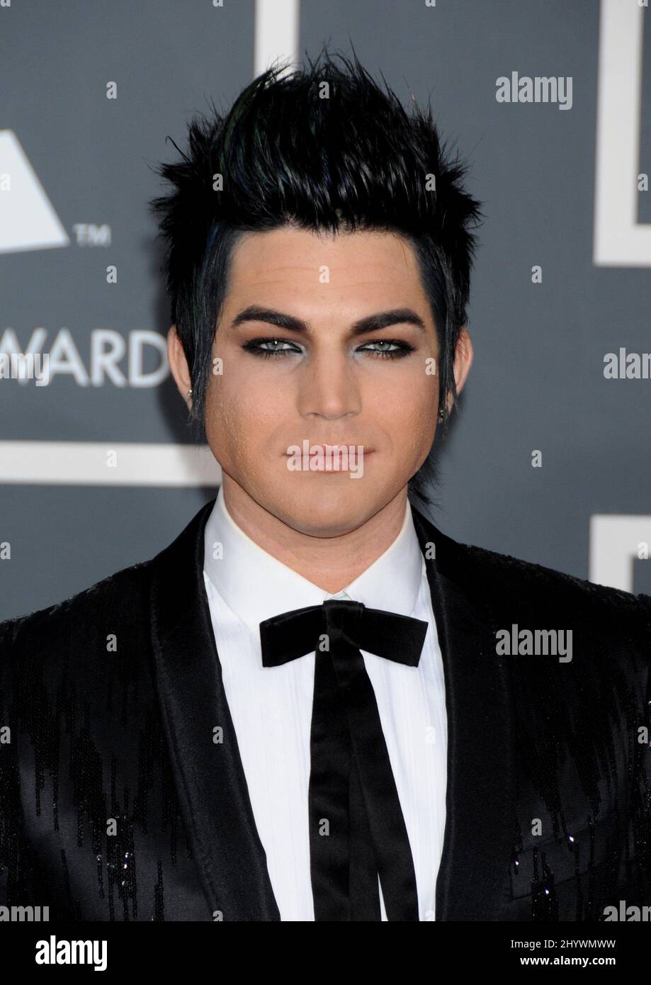 Adam Lambert arrives at the 52nd Annual Grammy Awards held at the ...