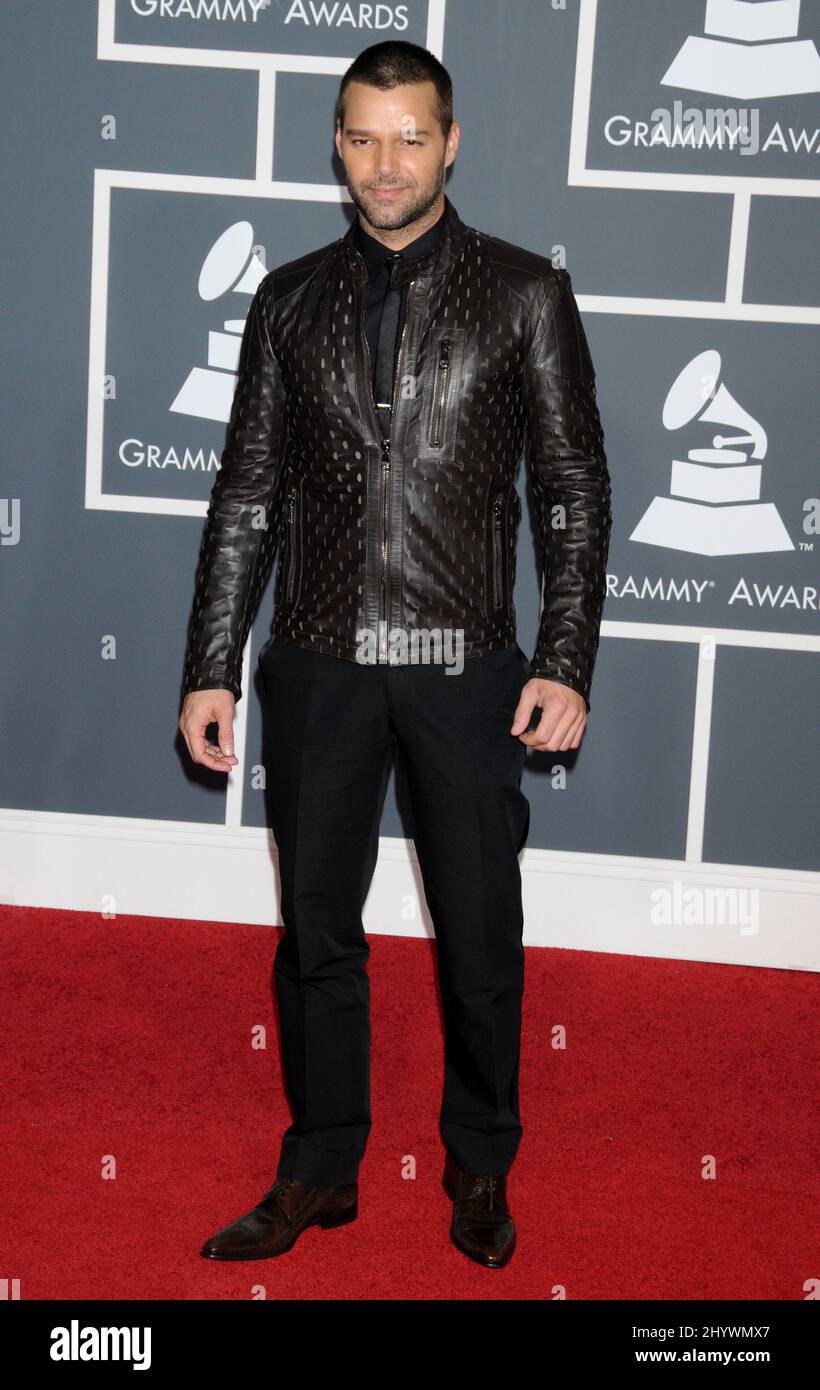 Ricky Martin arrives at the 52nd Annual Grammy Awards held at the ...