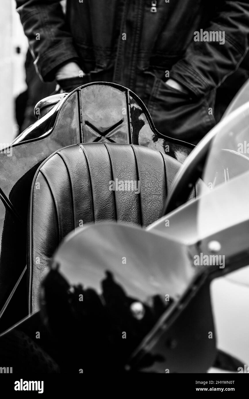 Classic car driver Black and White Stock Photos & Images - Alamy