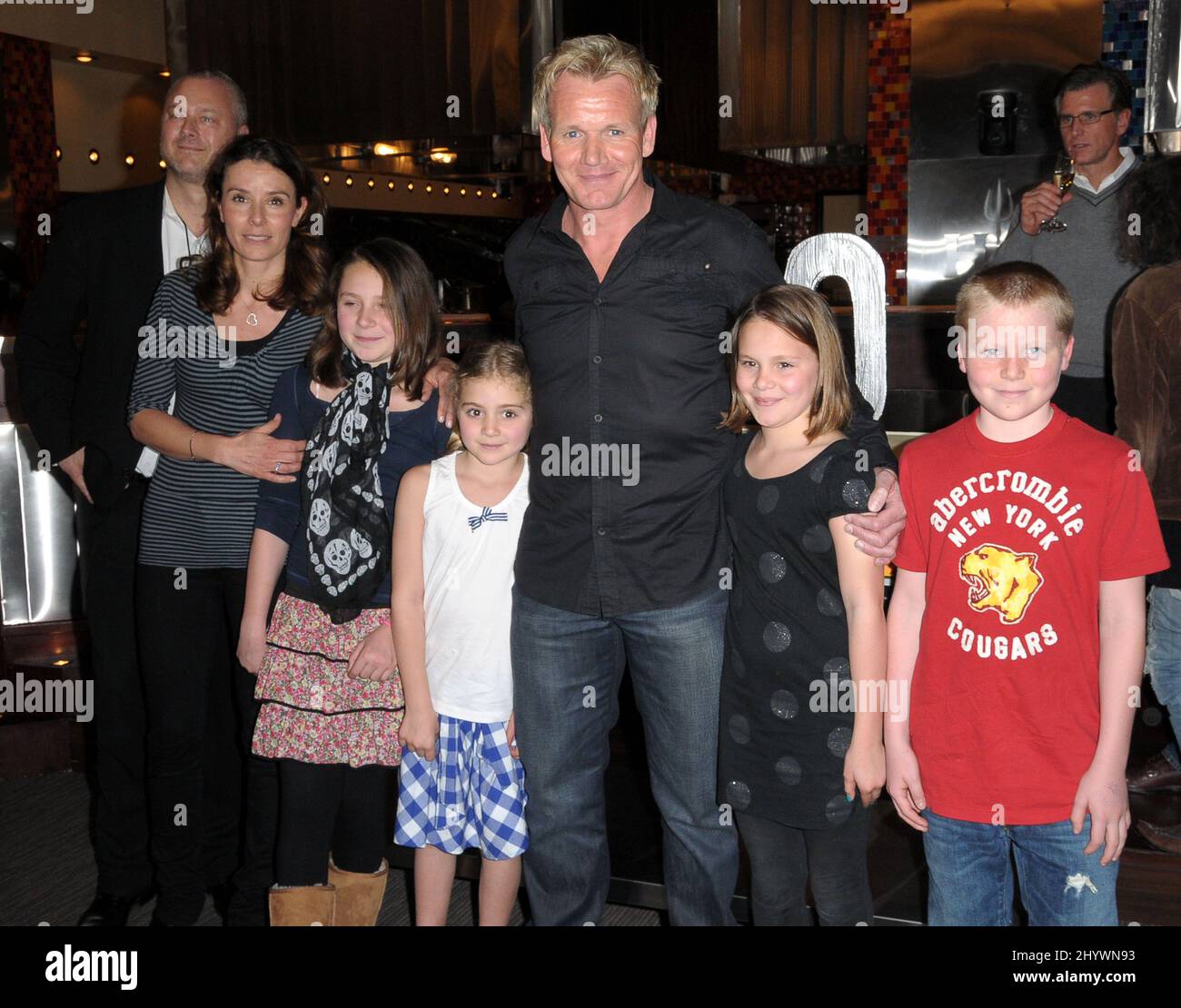 Chef Gordon Ramsay and his family celebrate the 100th episode of 'Hell ...