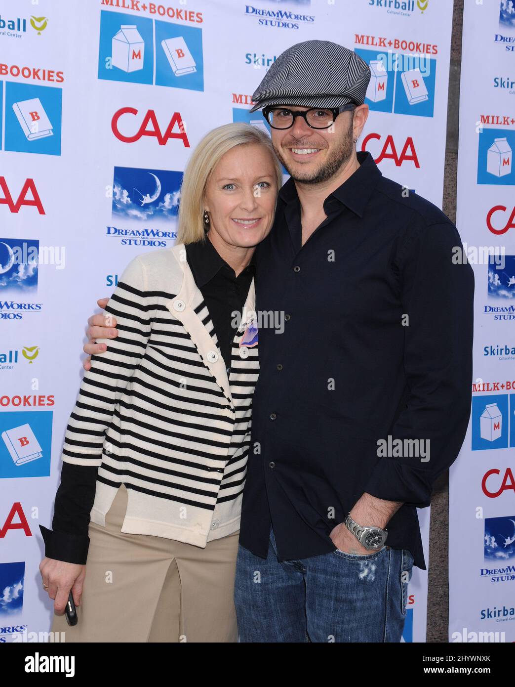 Damon Lindelof and Heidi Fugeman attends the Milk + Bookies first ...