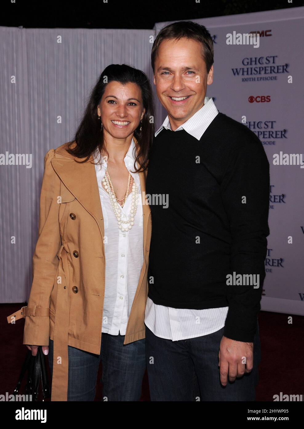 Chad Lowe and Kim Painter attends the celebration of the 100th episode ...