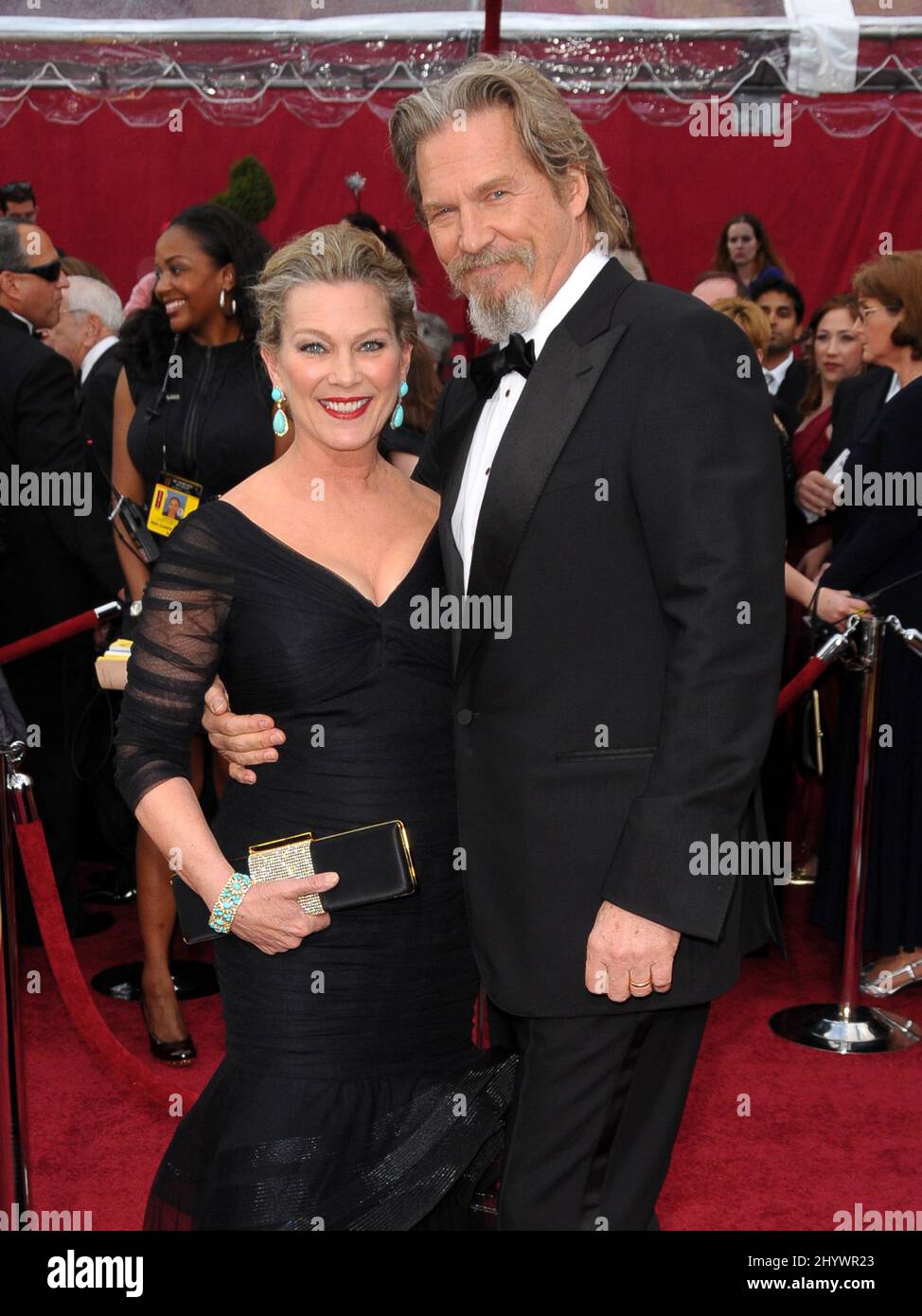 Jeff Bridges, Susan Bridges arrives at the 82nd Academy Awards at the ...