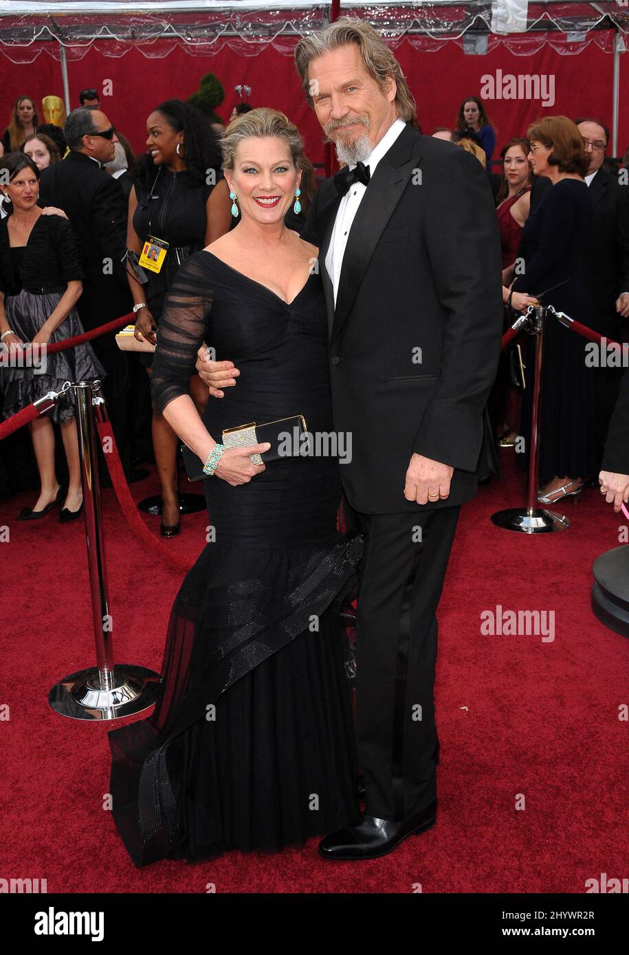 Jeff Bridges and Susan Bridges arrive at the 82nd Academy Awards at the ...