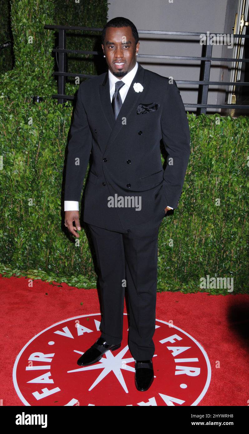 Sean 'P. Diddy' Combs arriving at the Vanity Fair Oscar Viewing Party ...