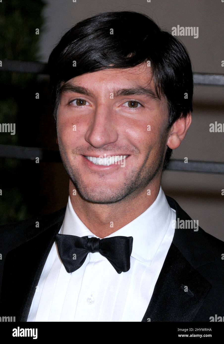 Evan Lysacek arriving at the Vanity Fair Oscar Viewing Party 2010, at ...
