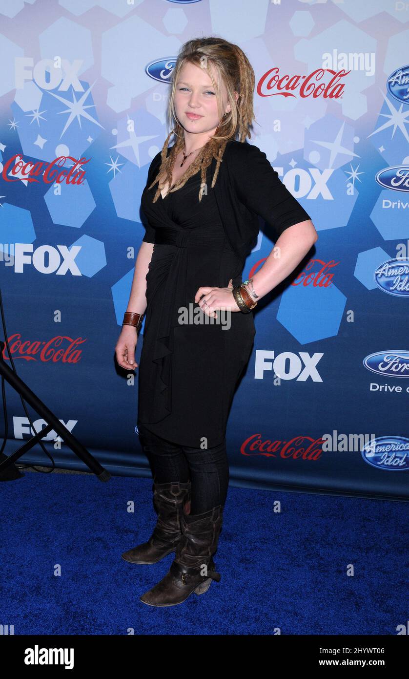 Crystal Bowersox during Fox's 'American Idol' top 12 finalists party ...