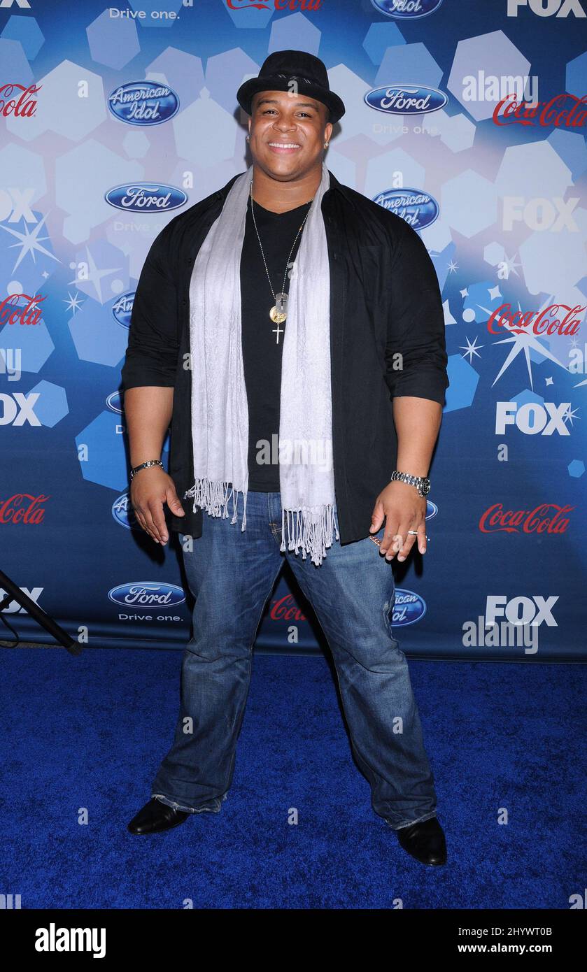 Michael Lynche during Fox's 'American Idol' top 12 finalists party held ...