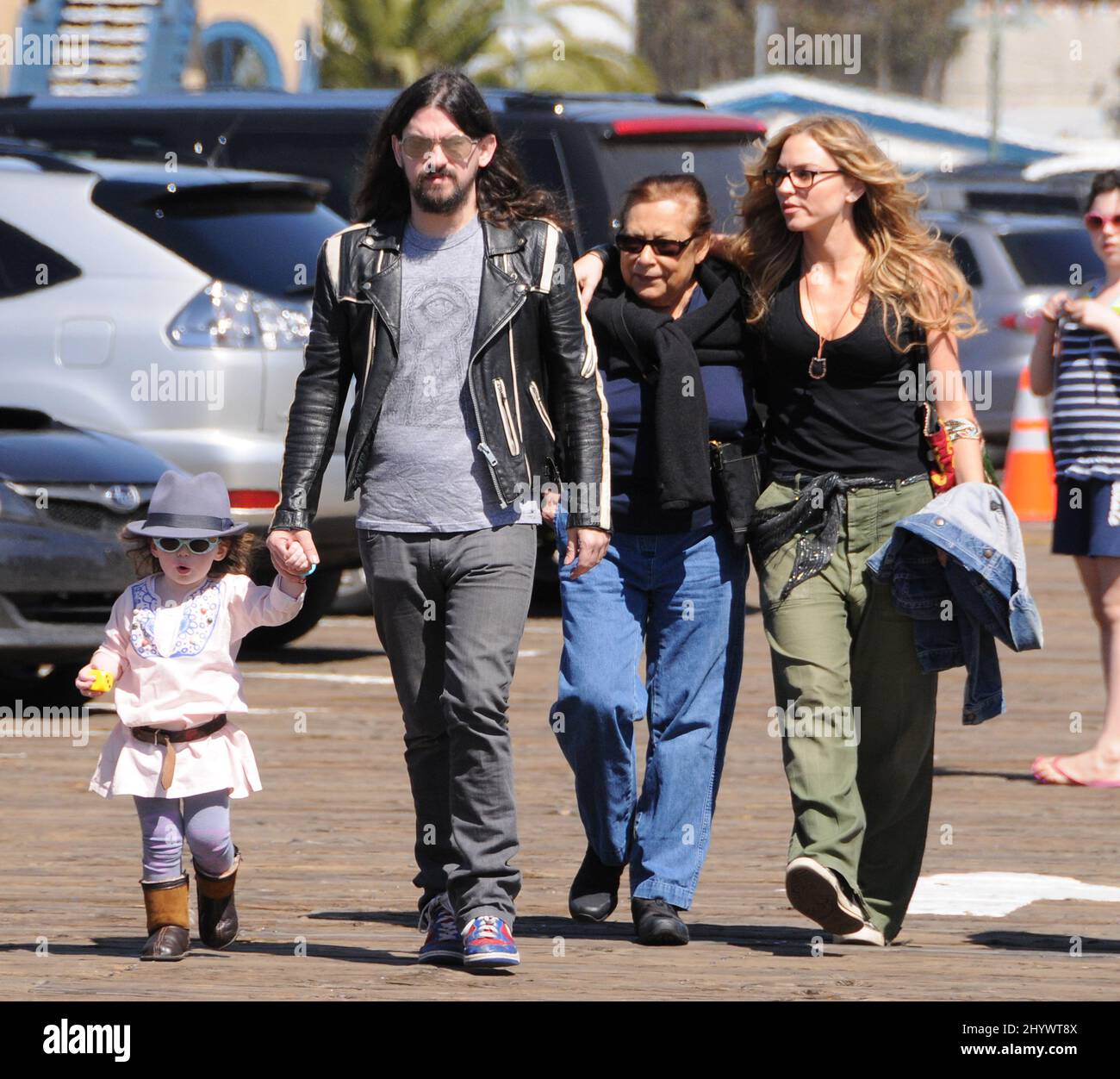 Shooter Jennings, Drea de Matteo and daughter Alabama at the Make-A ...