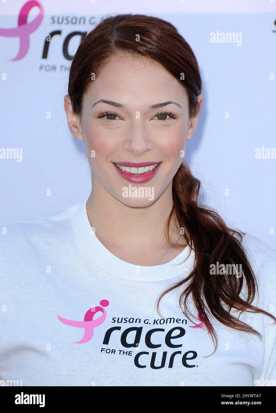 Amanda Righetti at the 14th Annual Susan G. Komen LA County race for ...