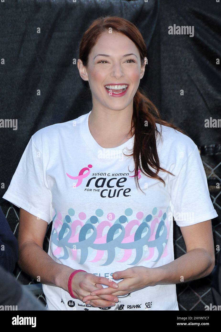 Amanda Righetti at the 14th Annual Susan G. Komen LA County race for ...