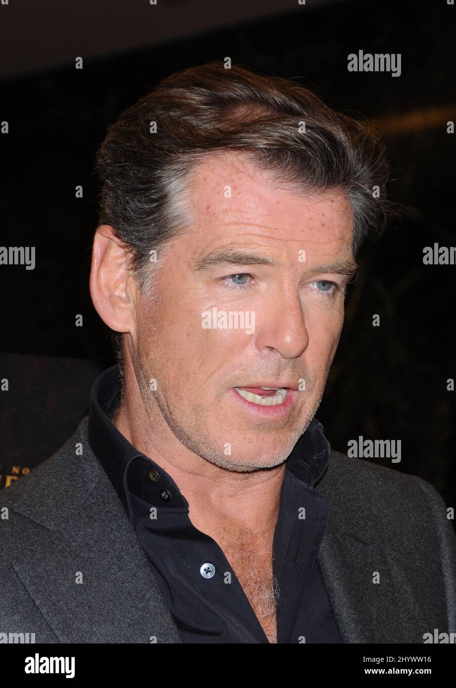 Pierce Brosnan at the Los Angeles premiere of 'The Greatest', held at ...