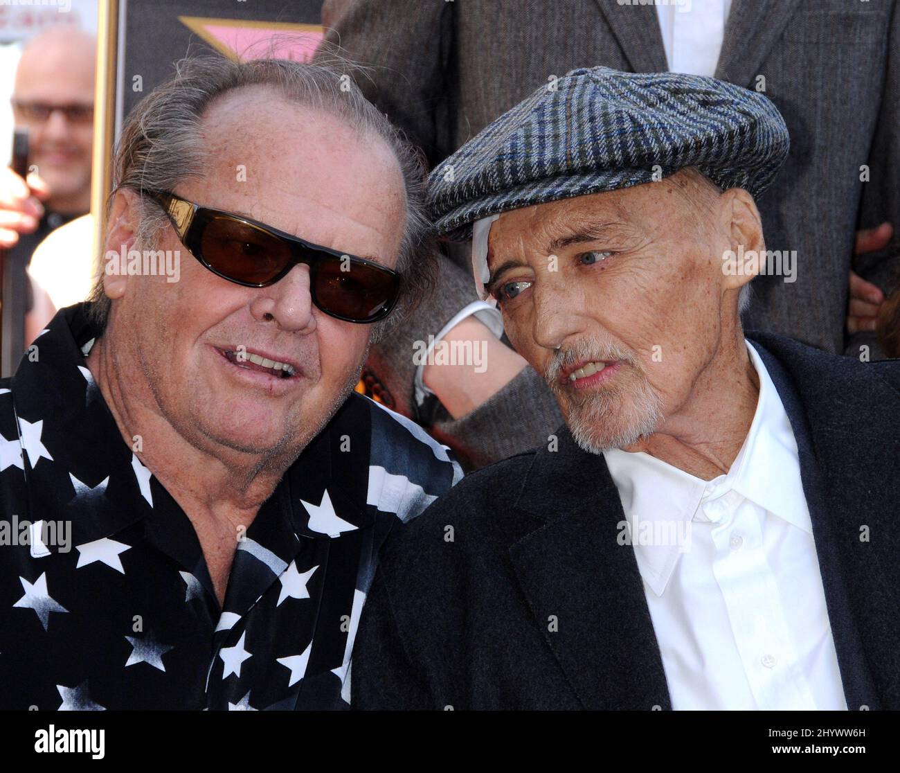 Jack Nicholson and Dennis Hopper attend the ceremony honoring Actor ...