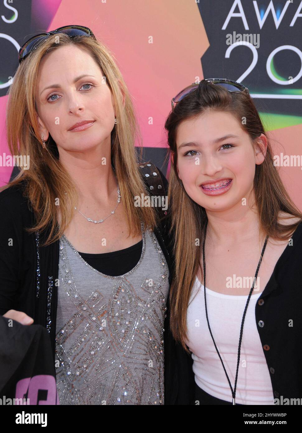Marlee Matlin and daughter Isabelle arriving at Nickelodeon's 23rd ...