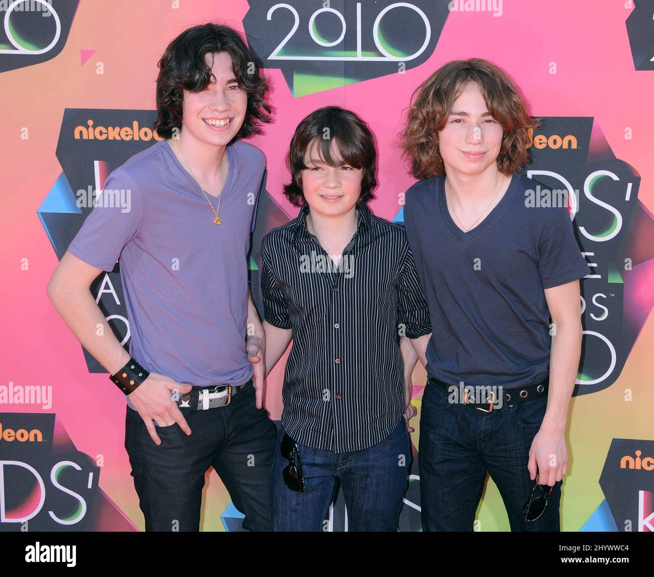 Alex Burnham, Andre Burnham and Forrest Burnham of Burnham arriving at ...