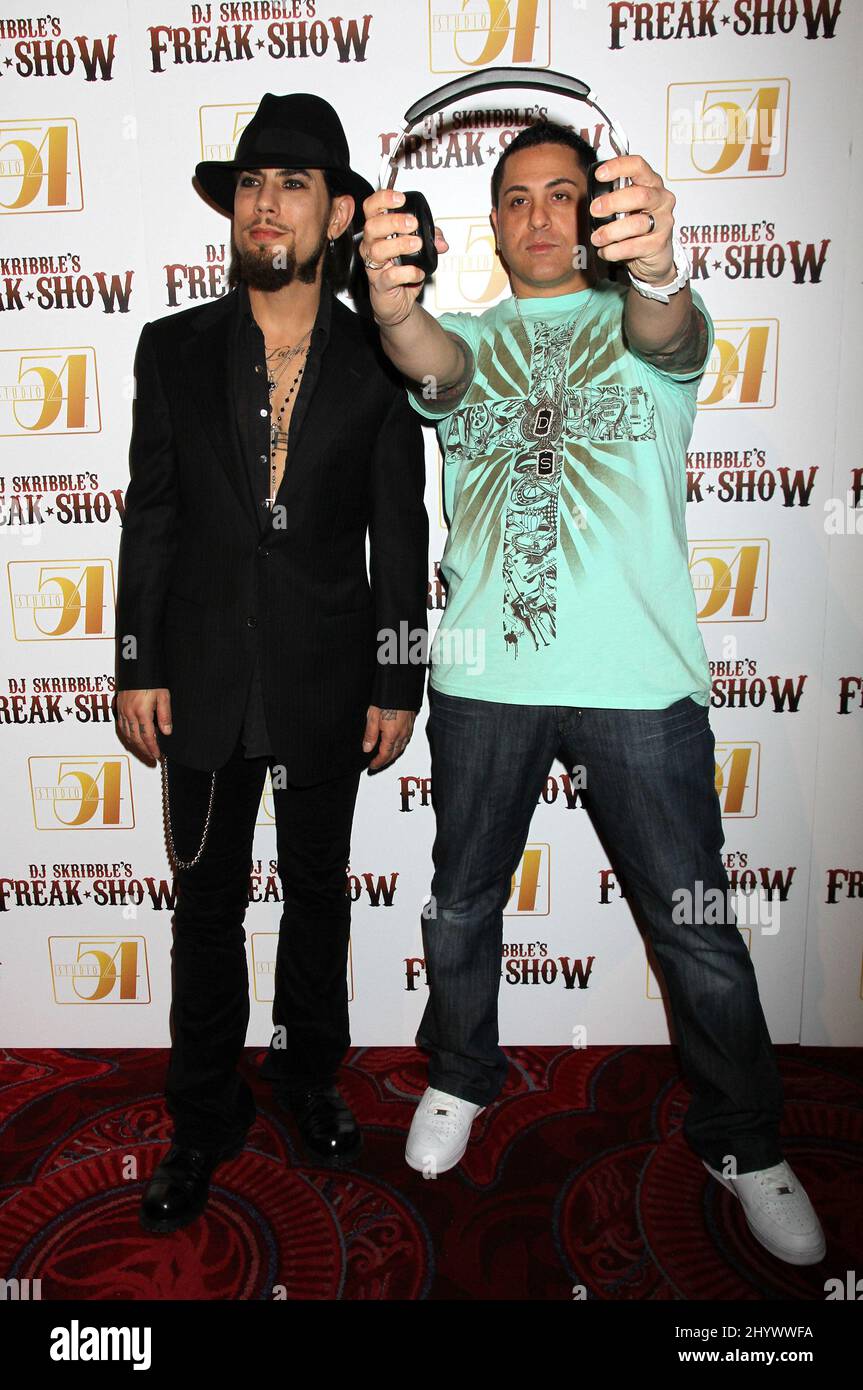 Dave Navarro and DJ Scribble at Studio 54 for 'Freak Show', MGM Grand ...