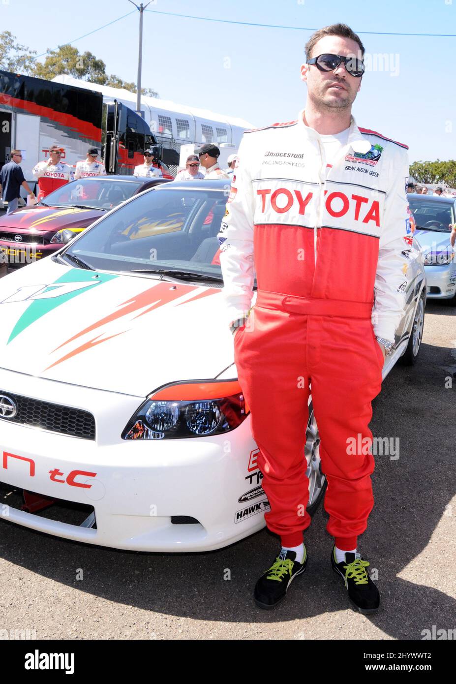 Brian Austin Green at the Toyota Pro/Celebrity Grand Prix 2010 Practice ...