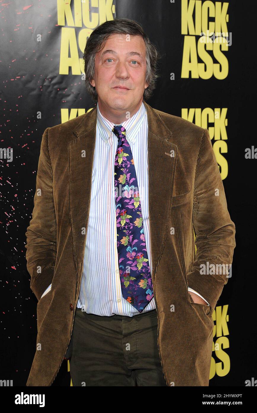 Stephen Fry during the 'Kick Ass' premiere held at the ArcLight Cinemas ...