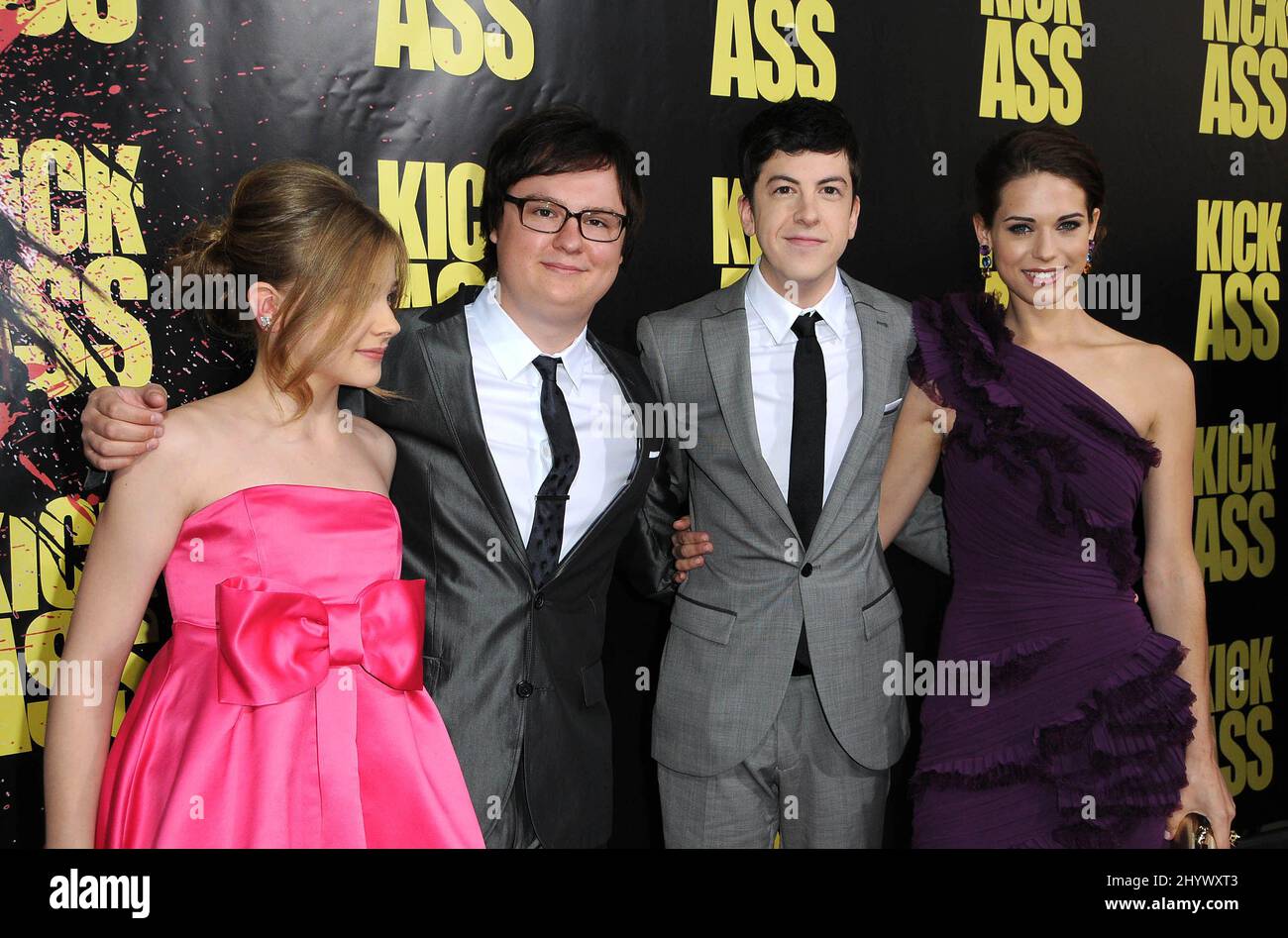 Chloe Moretz, Clark Duke, Christopher Mintz-Plasse and Lyndsy Fonseca ...