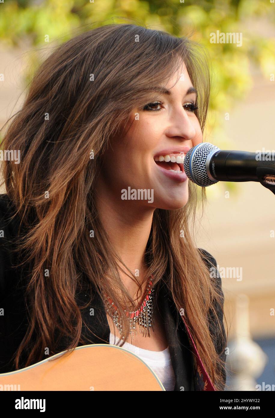 Kate Voegele in Concert at the Grove, Los Angeles Stock Photo - Alamy