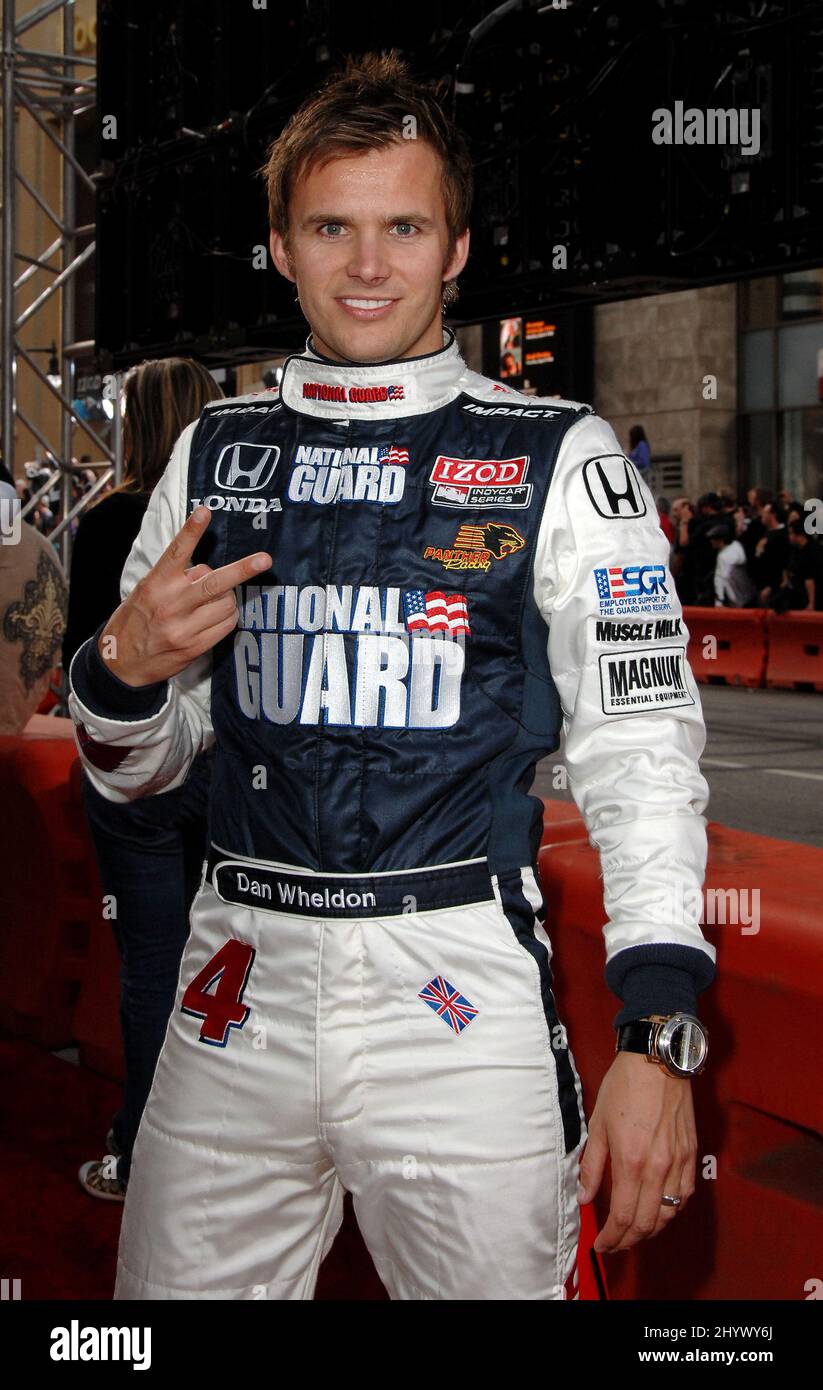 Dan Wheldon at the 'Race to Party' red carpet, held at Hollywood and ...