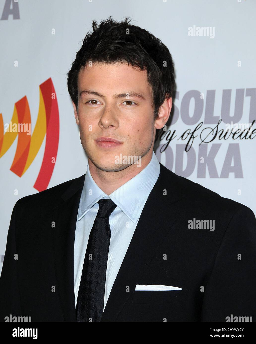 Cory Monteith at the 21st Annual GLAAD Media Awards held at Hyatt ...
