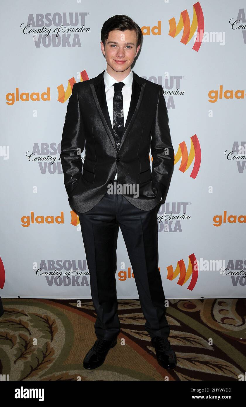 Chris Colfer at the 21st Annual GLAAD Media Awards held at Hyatt ...