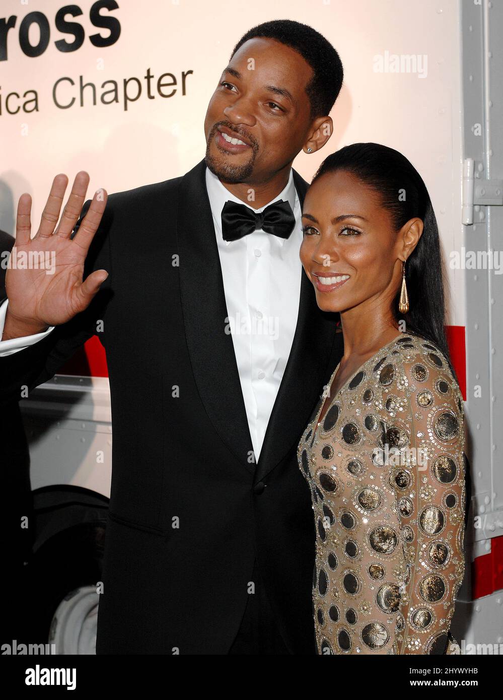 Will Smith and Jada Pinkett Smith at the American Red Cross: Santa ...