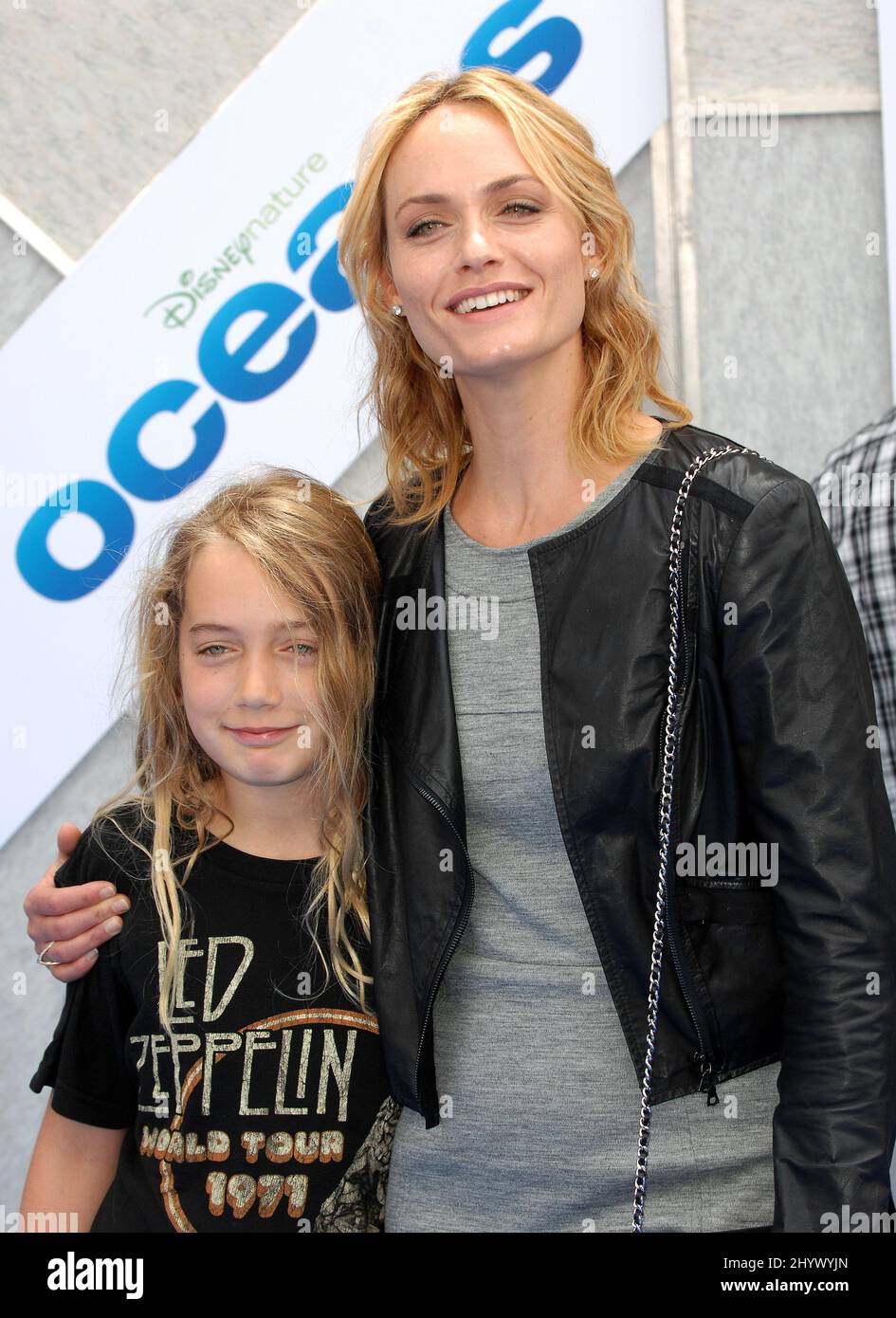 Amber Valetta at the "Oceans" Premiere held at El Capitan Theater, Los ...