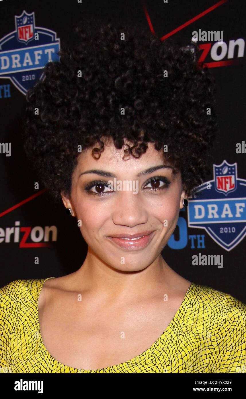Jasika Nicole at the NFL and Verizon Celebrate the 2010 NFL Draft Eve ...