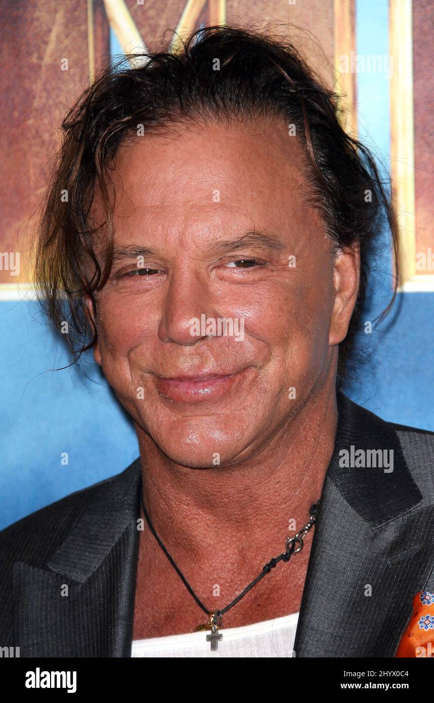 Mickey Rourke at the "Iron Man 2" Photocall held at the Four Seasons ...