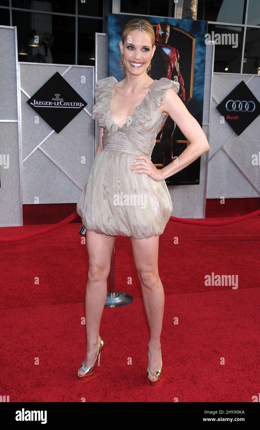 Leslie bibb iron man premiere hi-res stock photography and images - Alamy