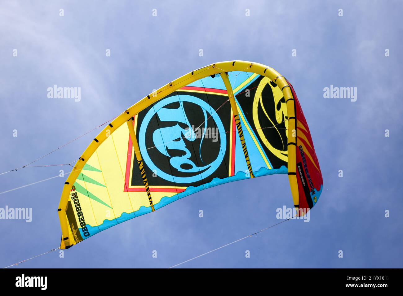 The famous beach attraction for Kite-surf Wind-surf Stock Photo - Alamy