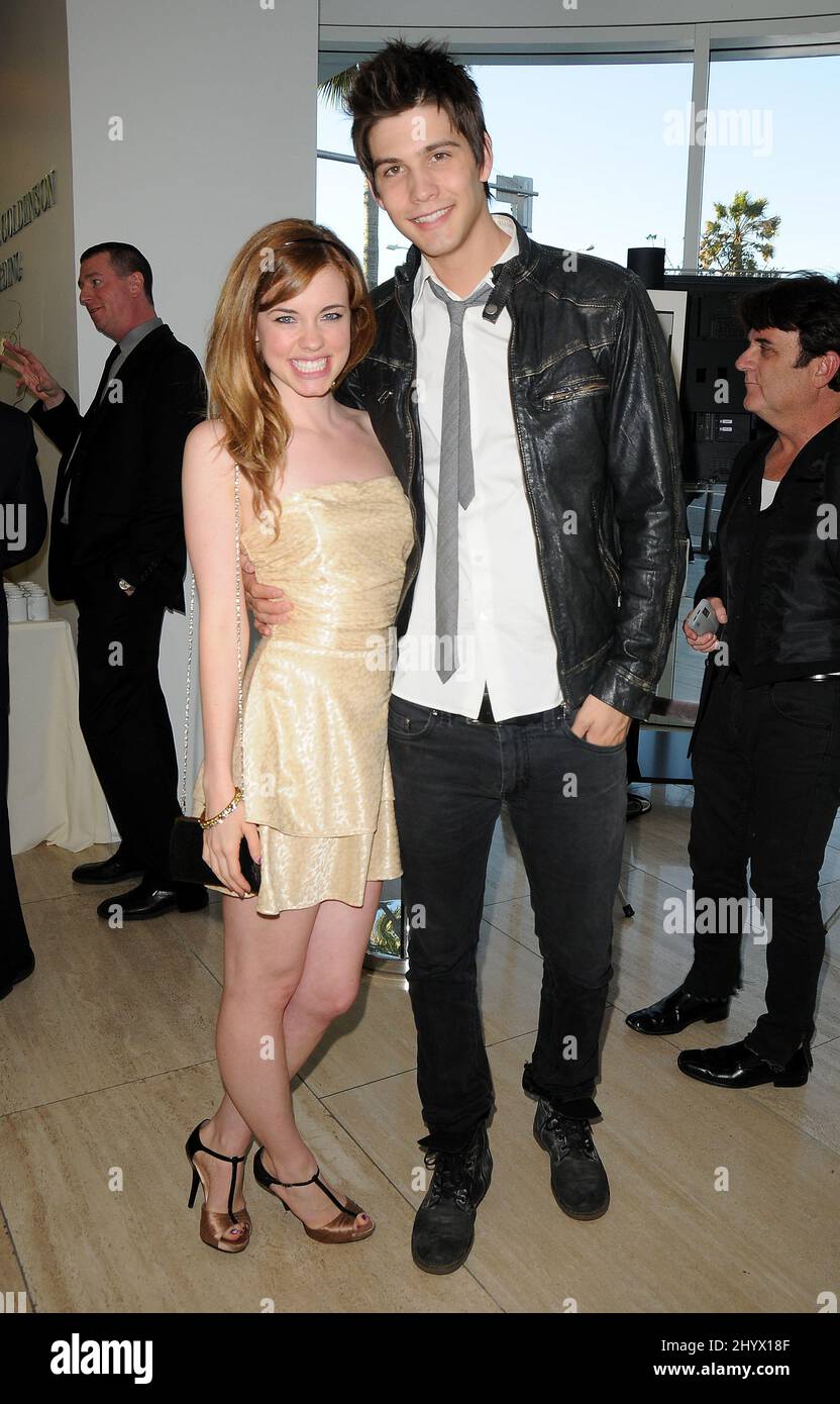 Molly Burnett and Casey Dedrick during the Ken Corday book launch party ...