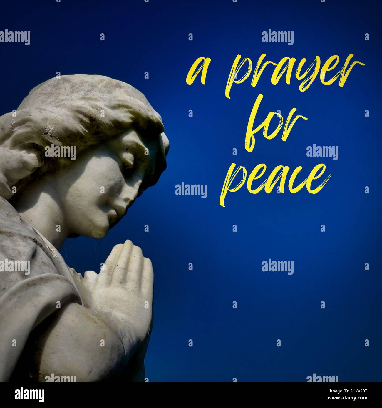 Prayer for peace hi-res stock photography and images - Alamy
