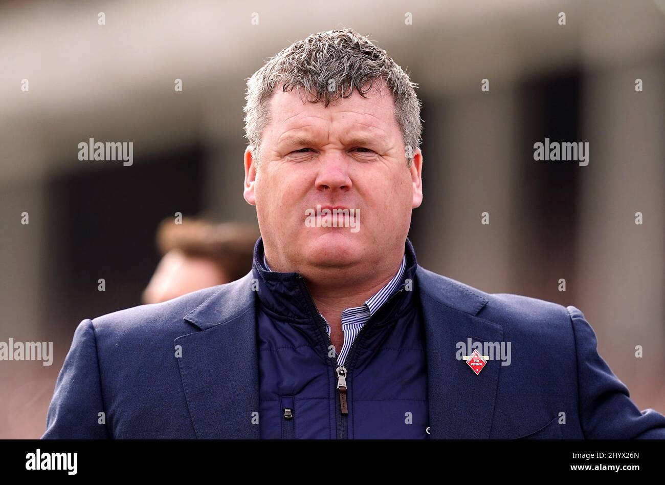 Trainer Gordon Elliott during day one of the Cheltenham Festival at ...