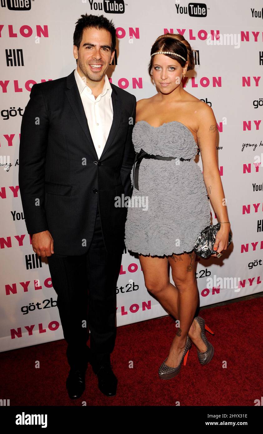 Eli Roth and girlfriend Peaches Geldof at Nylon Magazine's Young ...