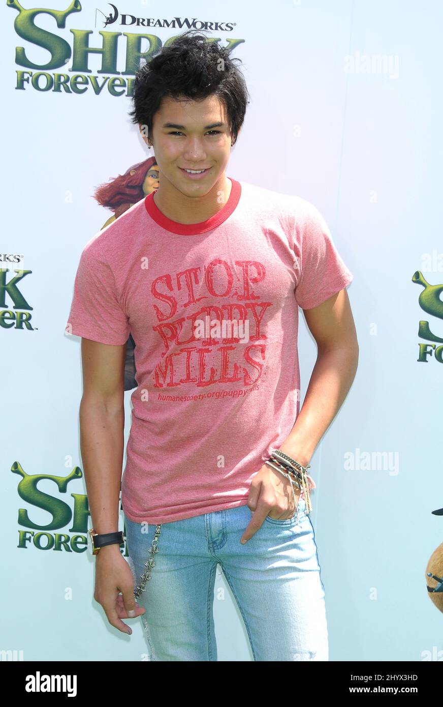 Boo Boo Stewart during the 'Shrek Forever After' film premiere held at ...