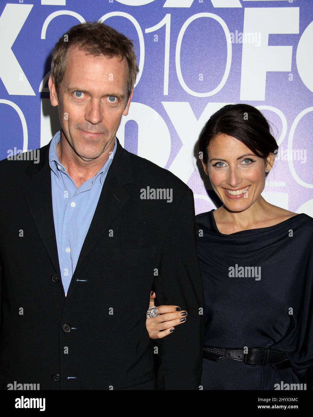 Hugh Laurie and Lisa Edelstein at the 2010 2010 FOX Upfront After Party ...