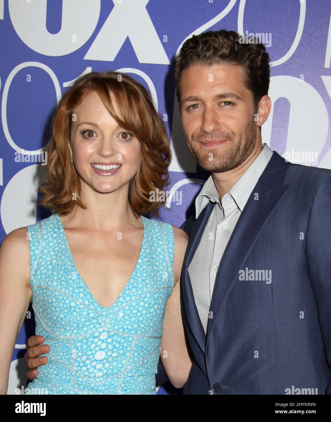 Jayma Mays and Matthew Morrison at the 2010 2010 FOX Upfront After ...