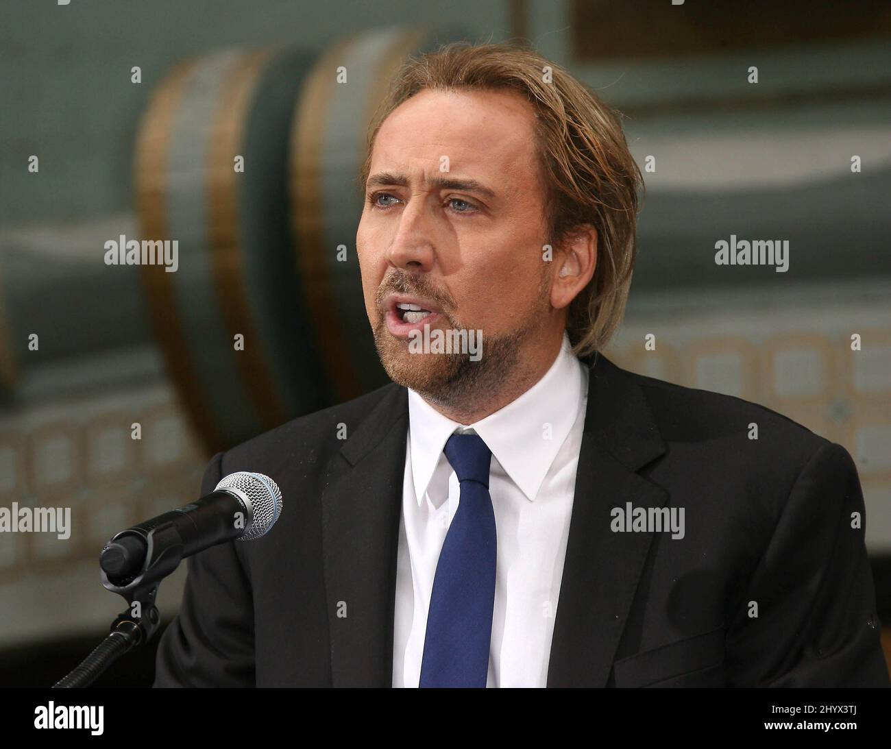 Nicolas Cage at Jerry Bruckheimer's hand and footprint ceremony at ...