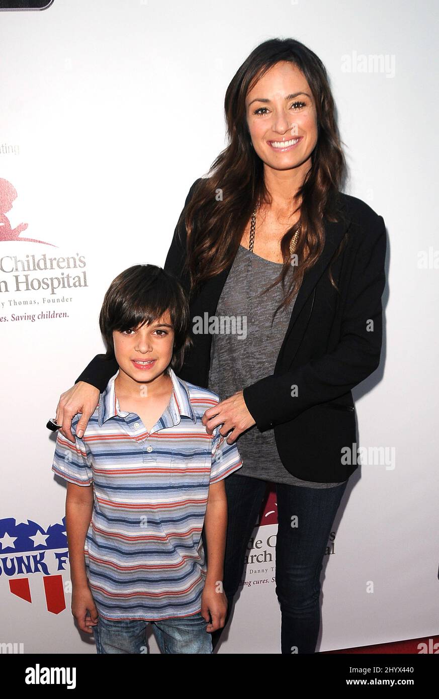 Catt Sadler and son Austin during 'The Empire Strikes Back' 30th ...