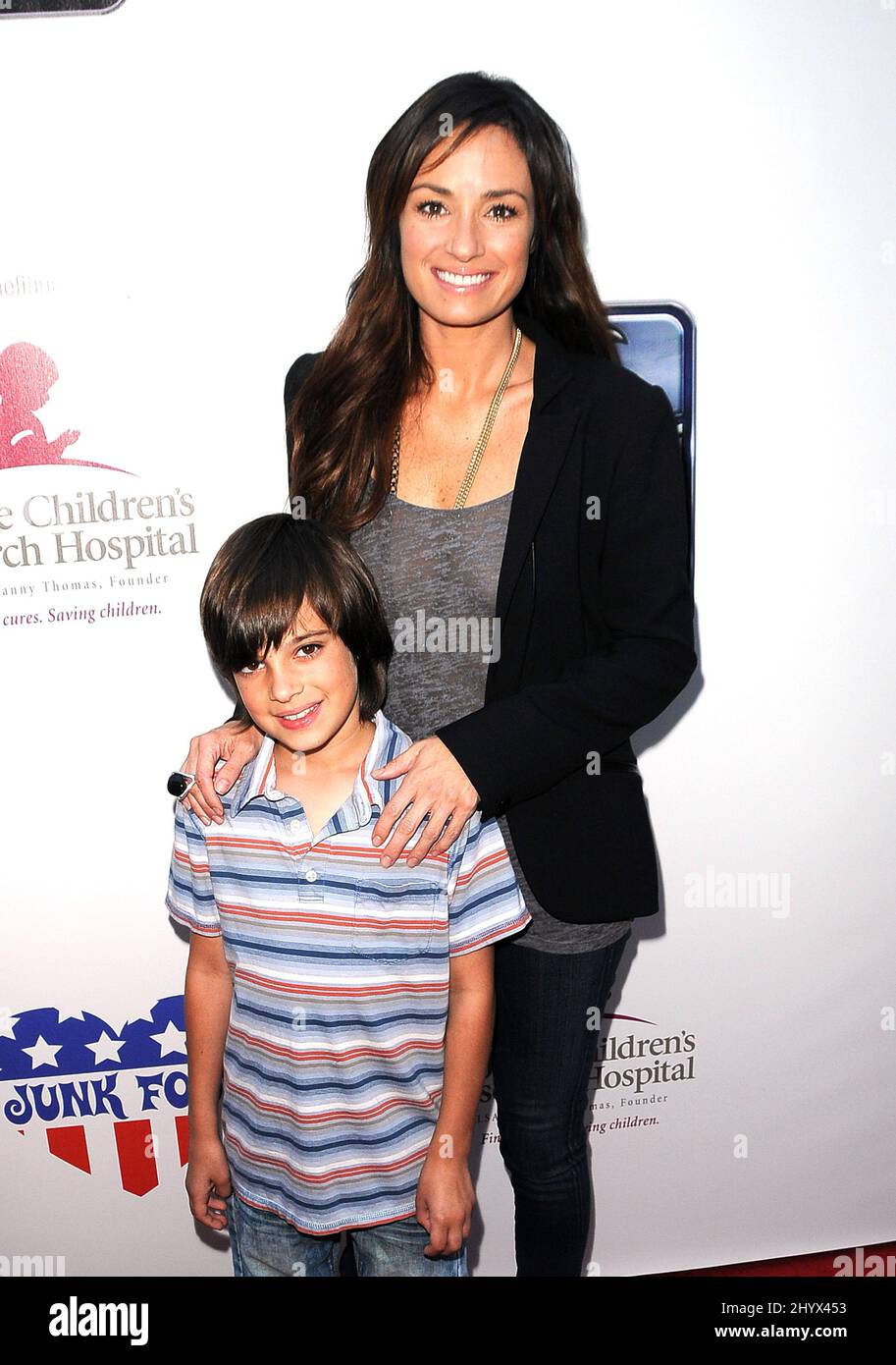 Catt Sadler and son Austin during 'The Empire Strikes Back' 30th ...