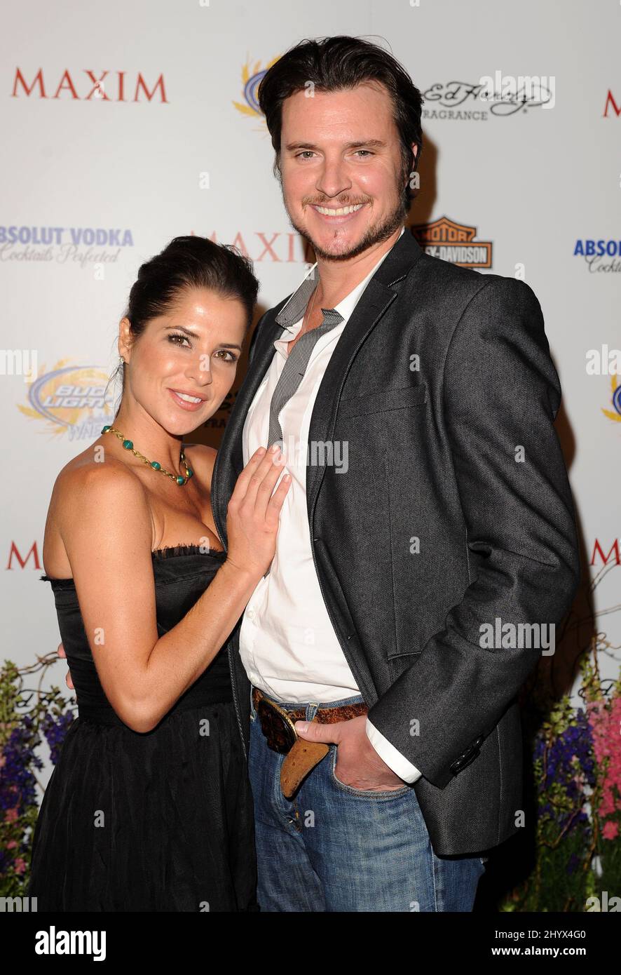 Kelly Monaco and date during the 11th Annual MAXIM "HOT 100" Party held ...
