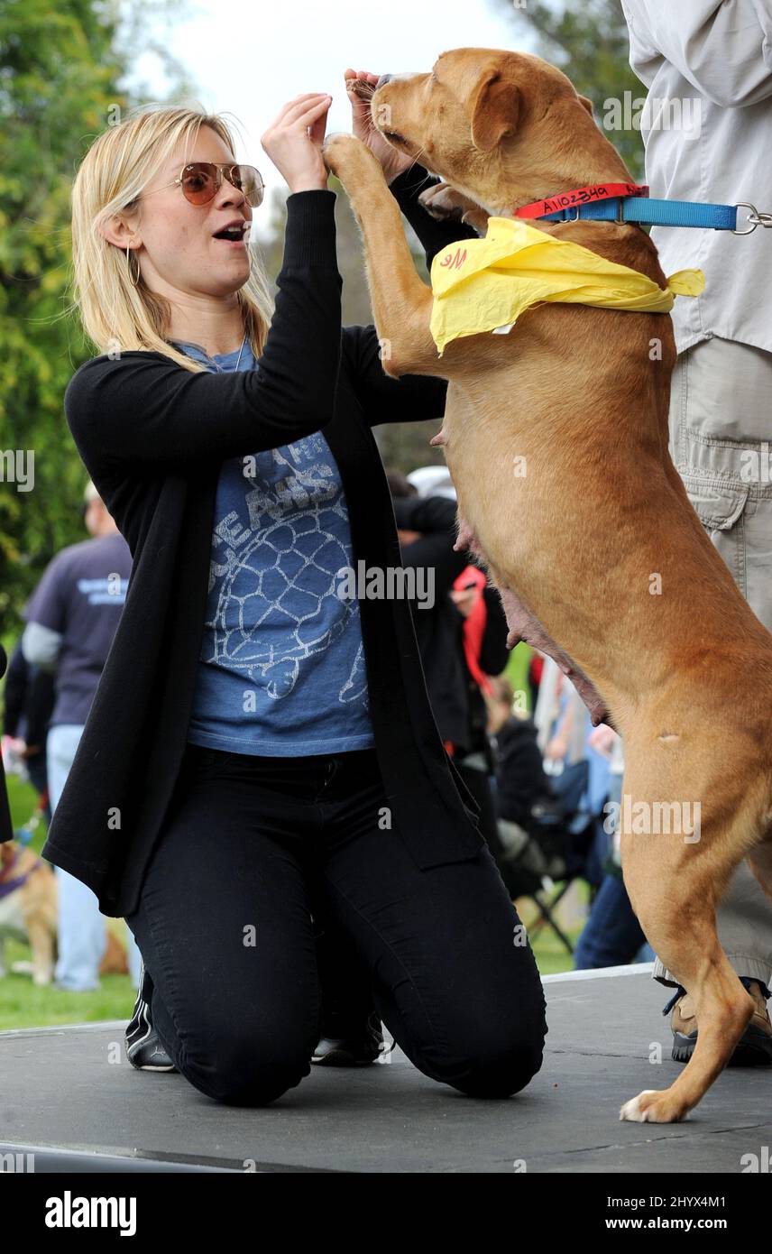 Amy Smart during the 'Best Friends' Spring Pet Adoption Festival held ...