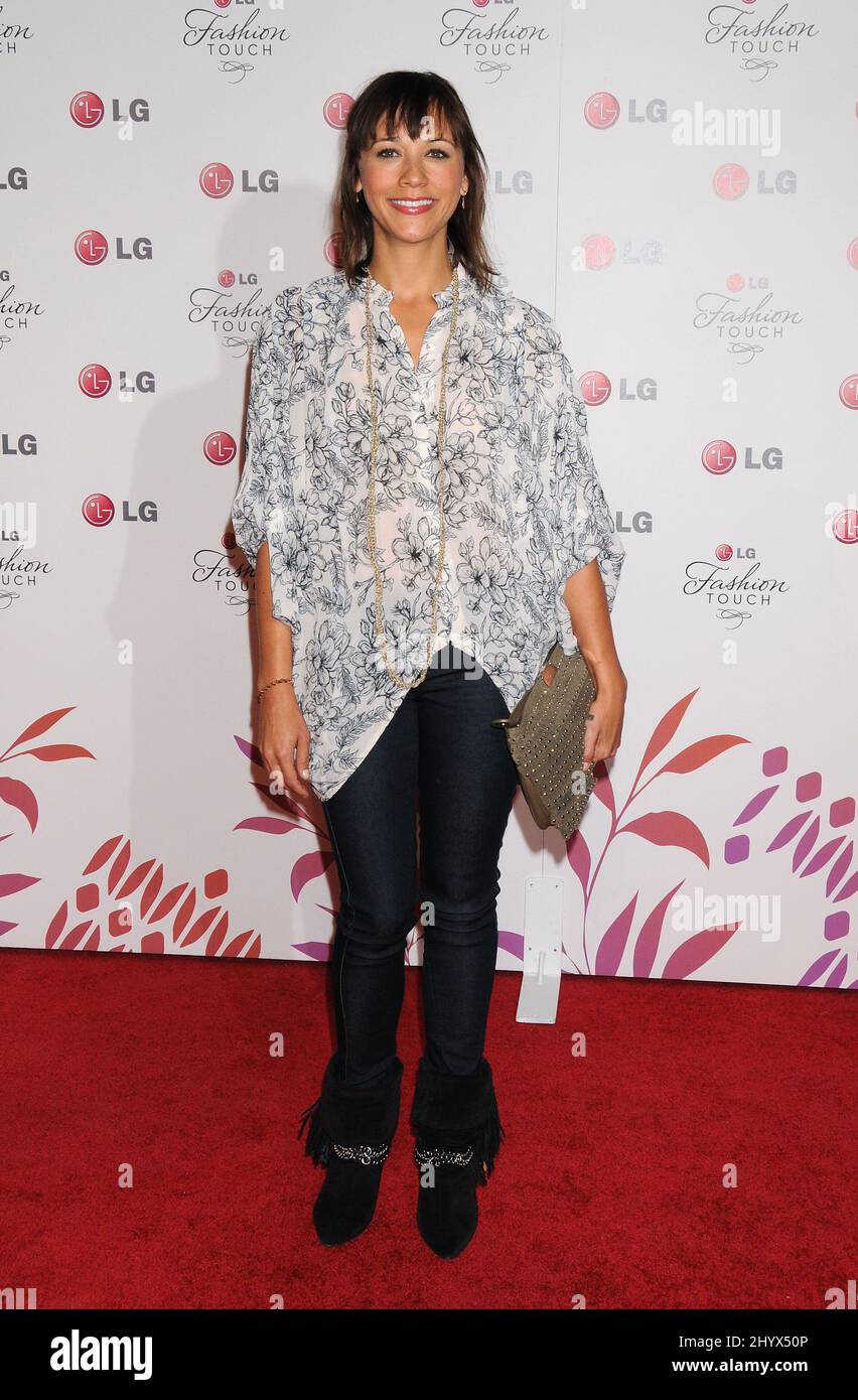 Rashida Jones during a Night of Fashion and Technology with LG Mobile ...