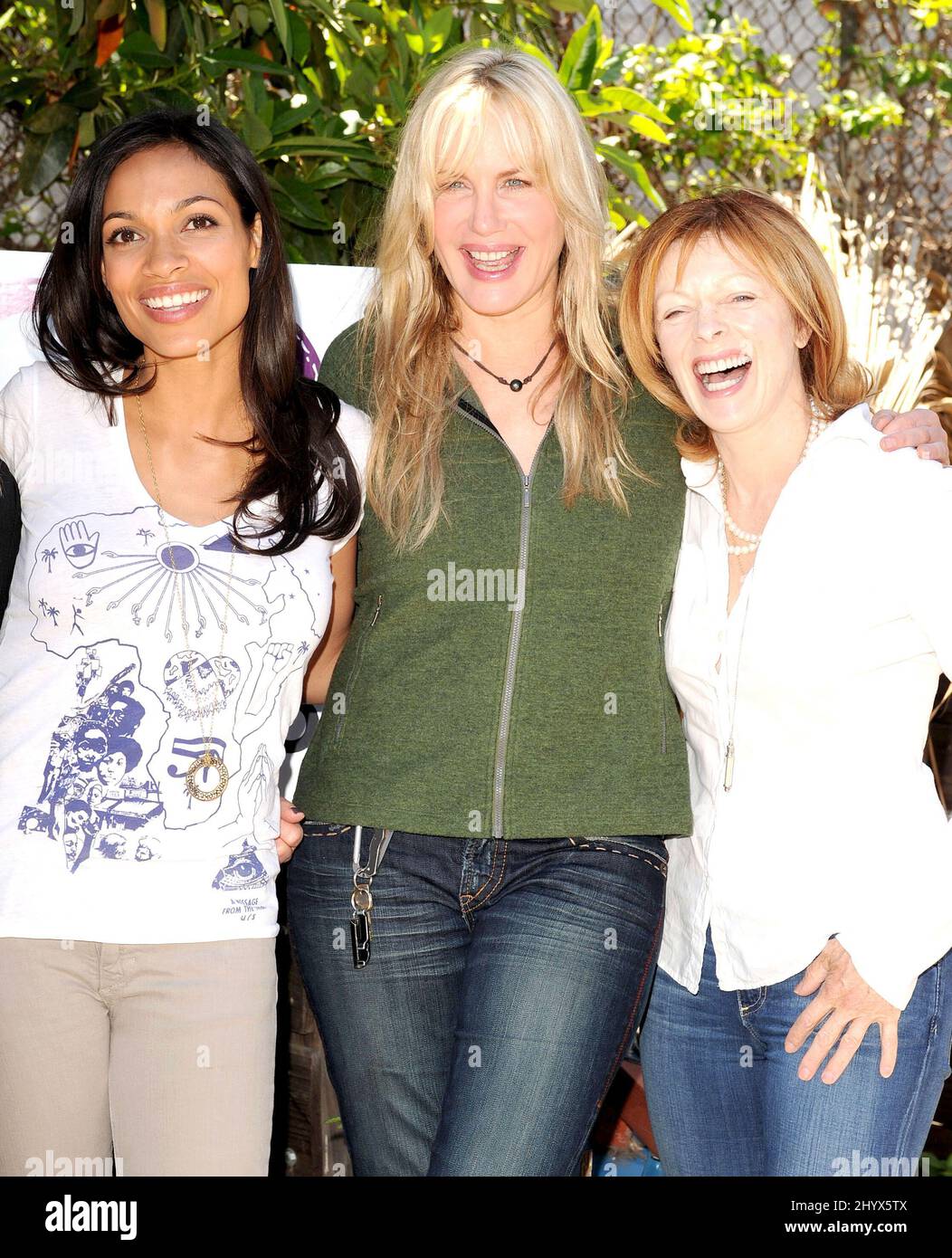 Rosario Dawson, Daryl Hannah and Frances Fisher during the EMA ...
