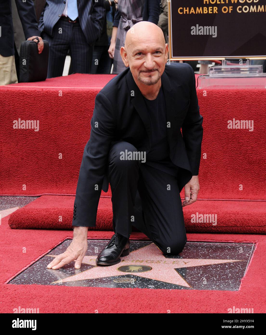 Sir Ben Kingsley pictured during a ceremony to celebrate being honored ...