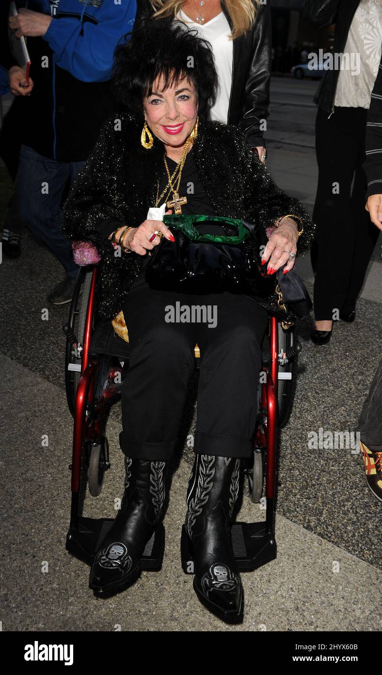 Elizabeth Taylor eats out at BOA Restaurant in Beverly Hills, CA Stock ...