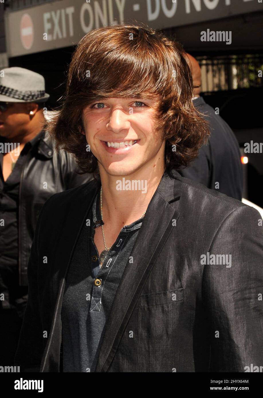 Tim Urban arriving at the CNN Building before appearing on Larry Kings ...